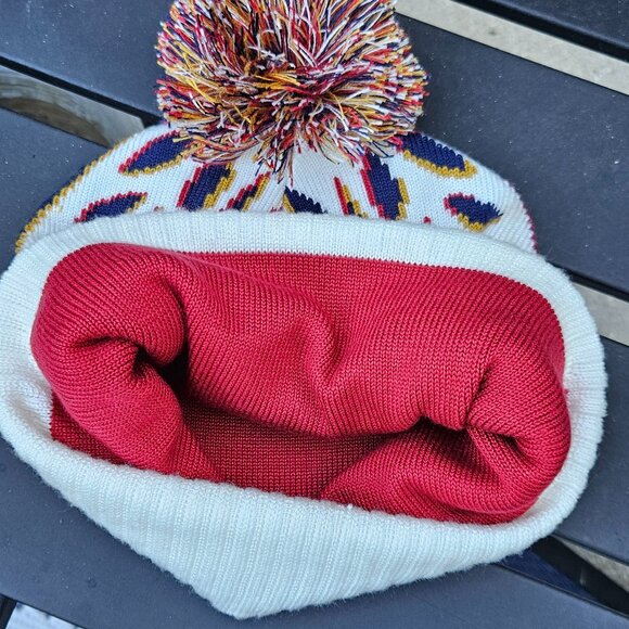Miller Lite | Accessories | Miller Lite Beer Winter Pom Beanie Hat Red ...